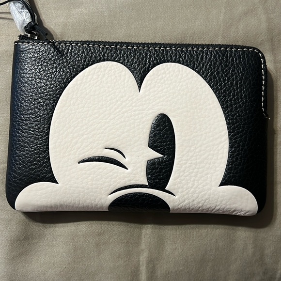 Coach | Bags | Coach X Disney Winking Mickey Wristlet Wallet | Poshmark